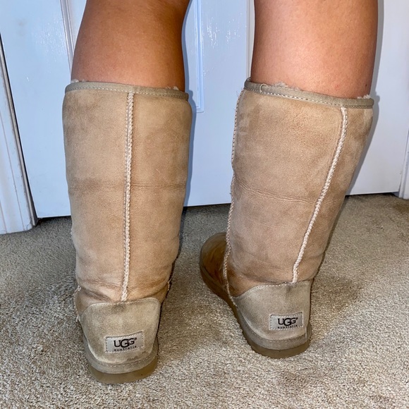 UGG | Shoes | Ugg Classic Tall Boot In Sand | Poshmark